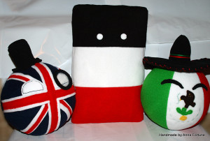Three new countryballs are here! – Handmade by Anna Fortune