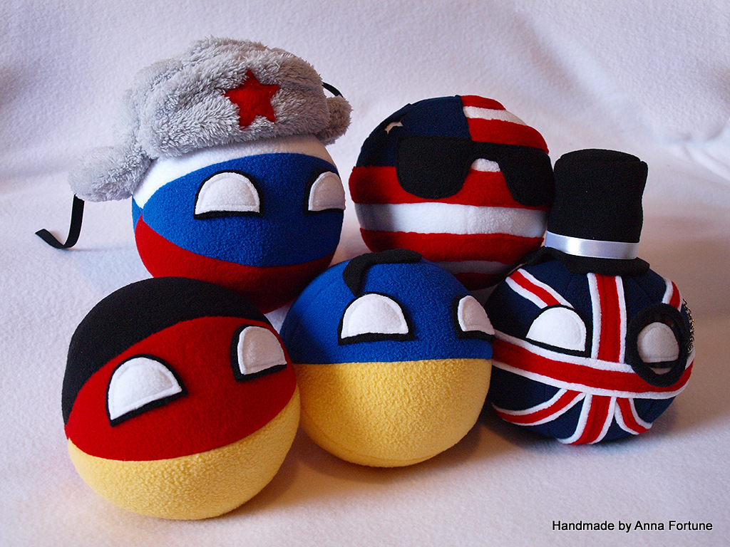 Five Little Countryballs Handmade By Anna Fortune Five Little Countryballs Handmade By Anna Fortune