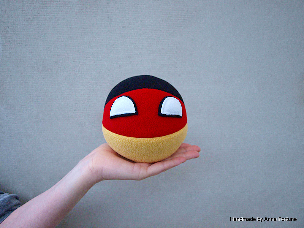 Germanyball (small version) – Handmade by Anna Fortune