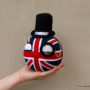 Britball (UKball, Britain small version) – Handmade by Anna Fortune
