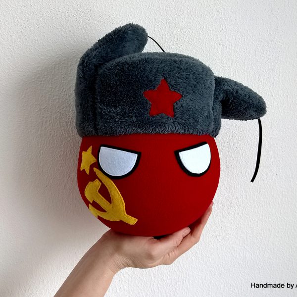 Soviet Unionball (USSRball) – Handmade by Anna Fortune