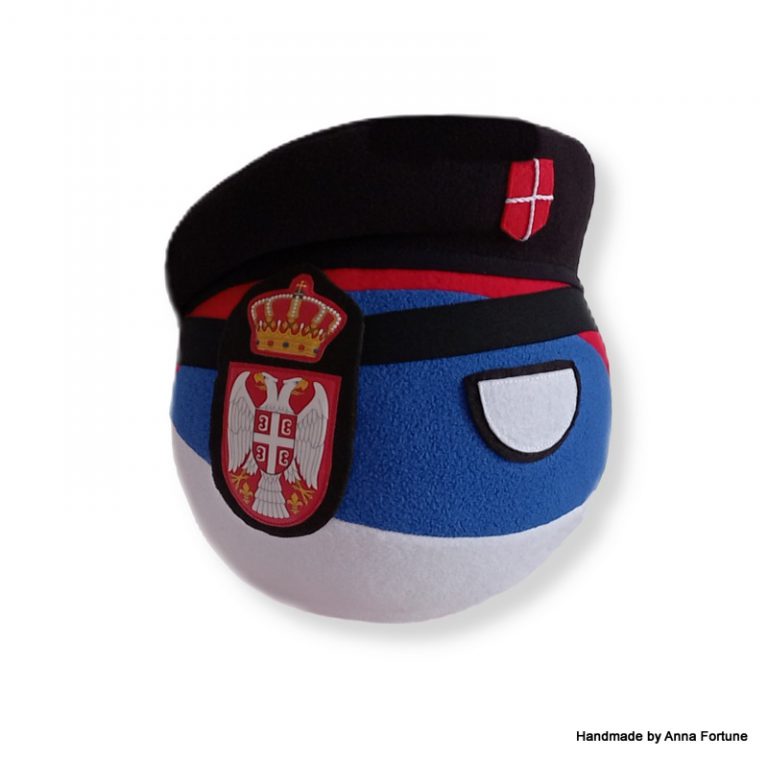 Serbiaball with Beret – Handmade by Anna Fortune