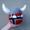 Norwayball Viking (small version) – Handmade by Anna Fortune