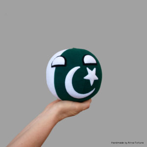 Egyptball and Pakistanball – Handmade by Anna Fortune