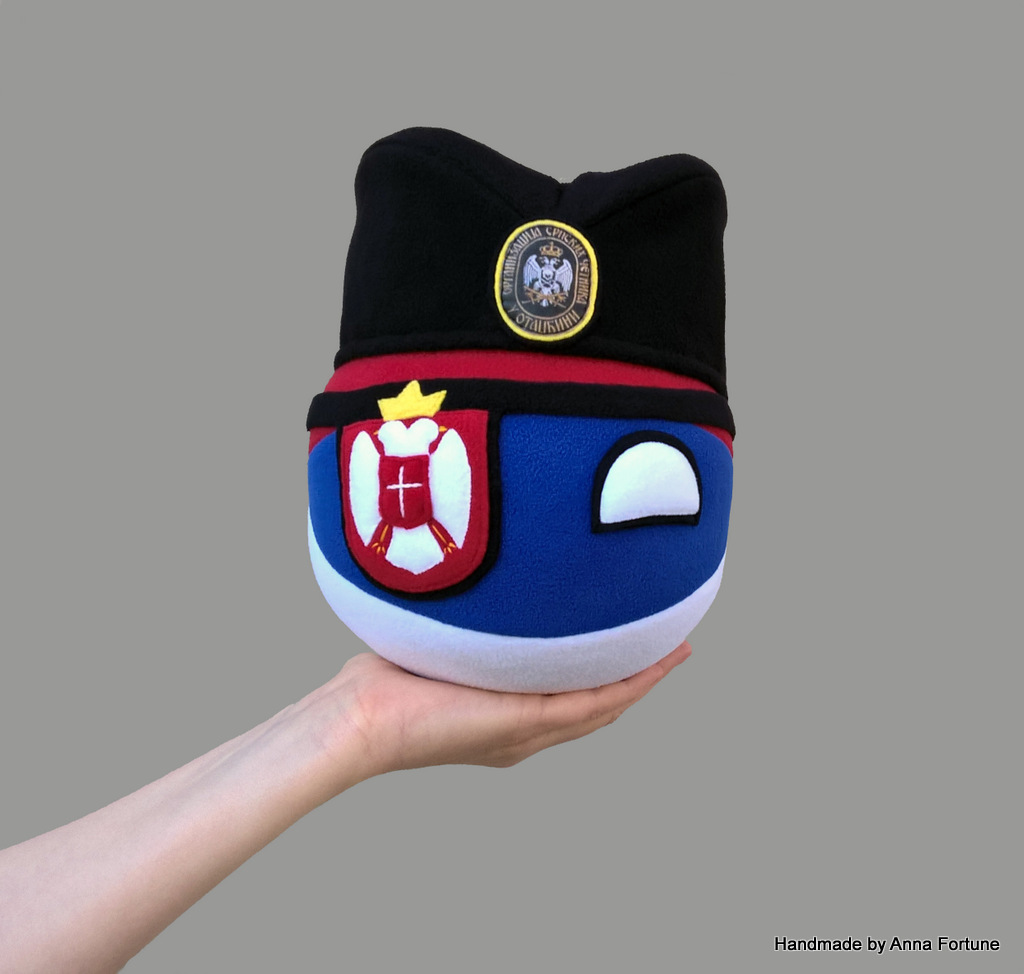 Serbiaball with Chetnik Cap is Ready – Handmade by Anna Fortune