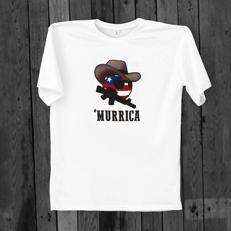 Murrica T-Shirt Print (Digital Download) – Handmade by Anna Fortune