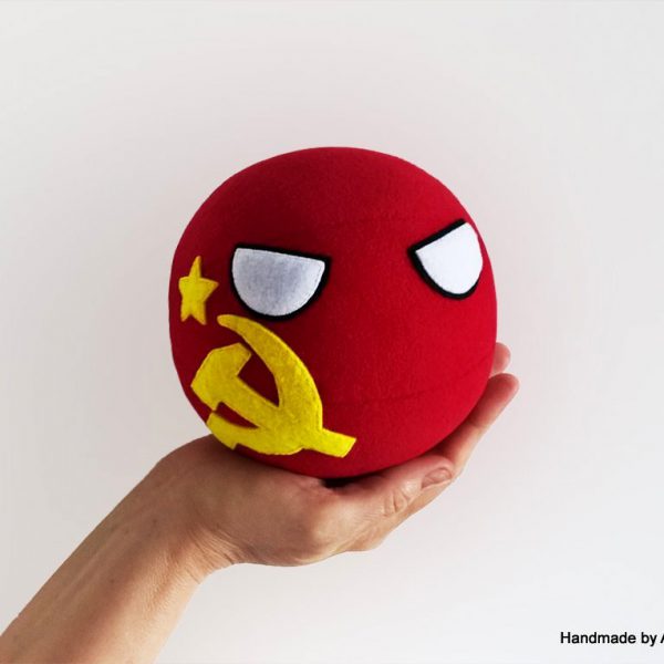 Sovietball without Hat small version (USSR CCCP) – Handmade by Anna Fortune