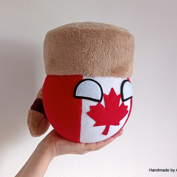 Canadaball with Light-Colored Coonskin Cap – Handmade by Anna Fortune
